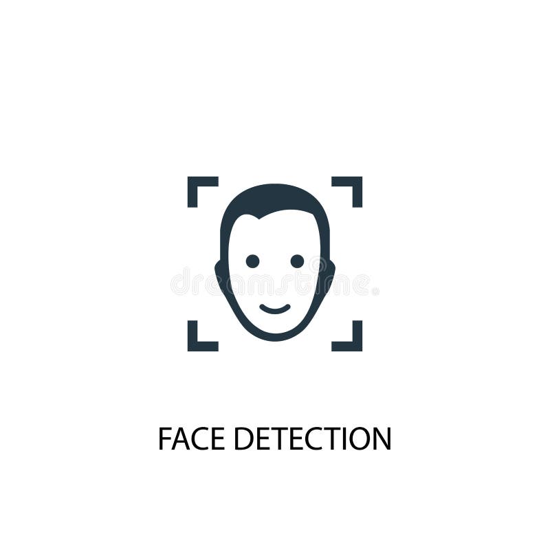 Face Detection Concept Line Icon. Simple Stock Vector - Illustration of ... Face Detection Concept Line Icon. Simple Stock Vector - Illustration of ...