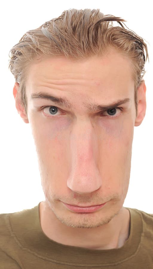 Face distorcida longa foto de stock. Imagem de impar - 16578460