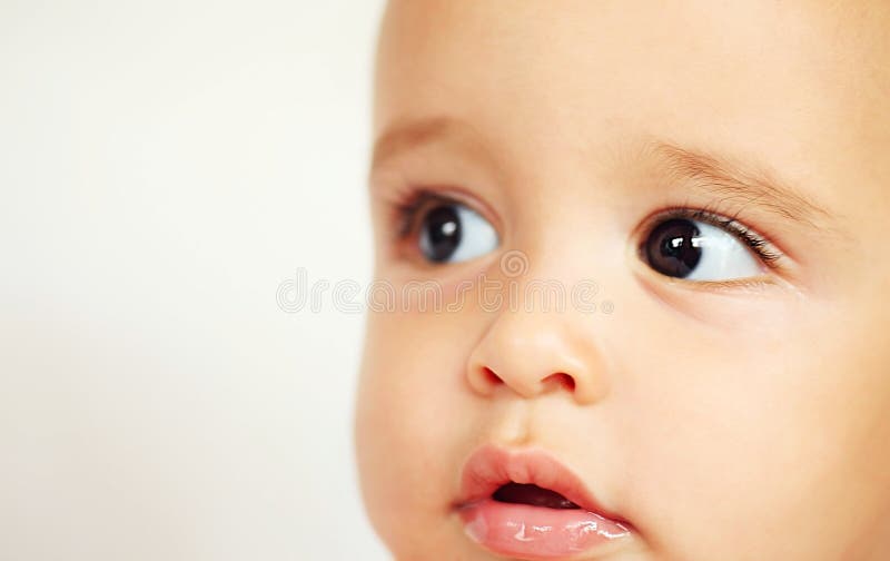 Face do bebê imagem de stock. Imagem de fundo, felicidade - 15982309