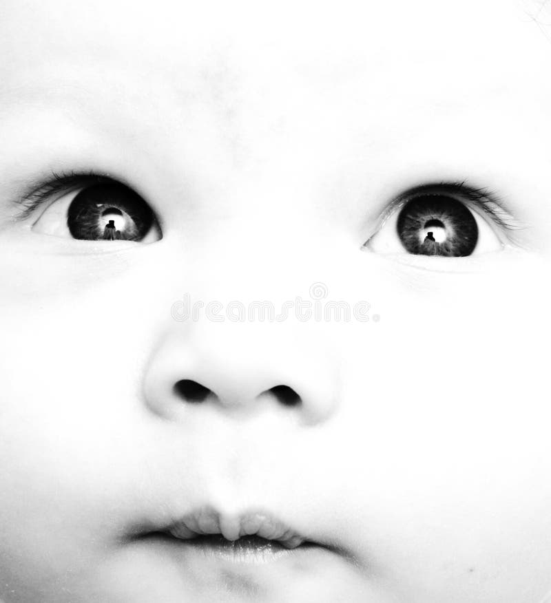 Rosto de bebé foto de stock. Imagem de doce, paternidade - 23649724