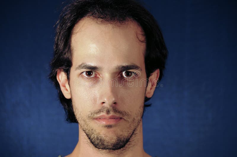 Face do homem imagem de stock. Imagem de moderno, beleza - 6413461