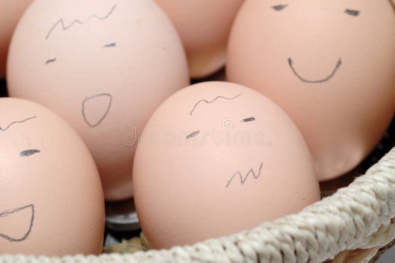 Face do ovo imagem de stock. Imagem de alegria, idéias - 4744687