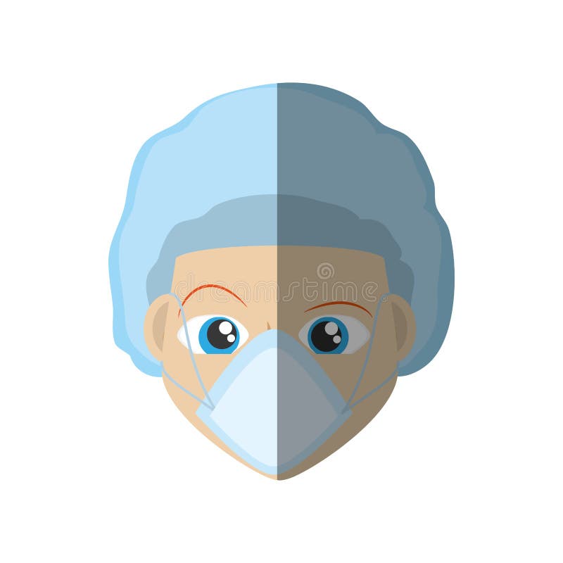 Face doctor mask medical stock illustration. Illustration of clinic ...