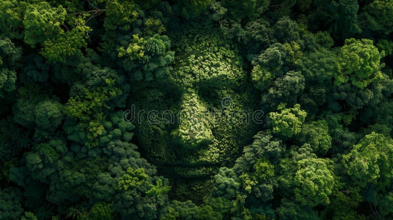 A Face Defined by Nature. AI Generated Stock Image - Image of beauty ...