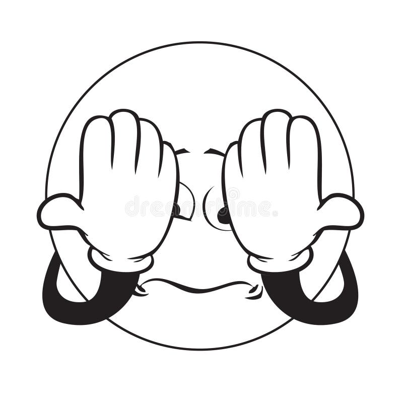 Face expressing shame stock vector. Illustration of expressing - 277155706