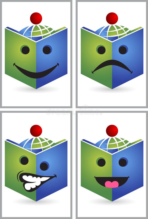 Book reader logo stock vector. Illustration of emblem - 20041914