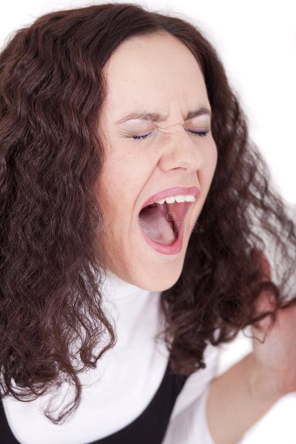 Face Expression - Screaming Stock Photo - Image of grief, distress ...