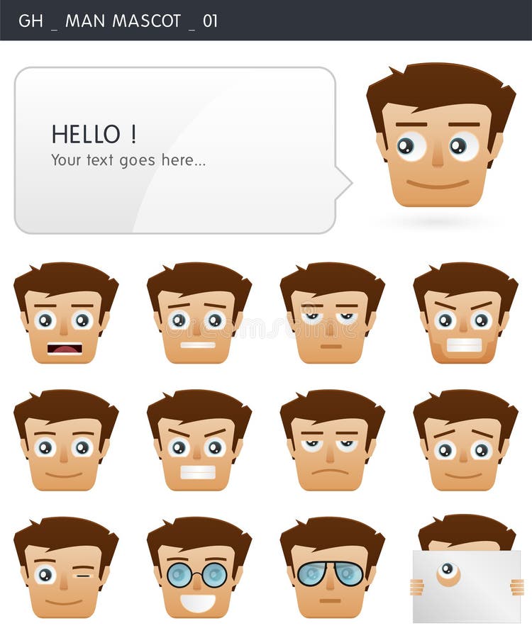 Sleepy Face Expressions Stock Illustrations – 251 Sleepy Face ...