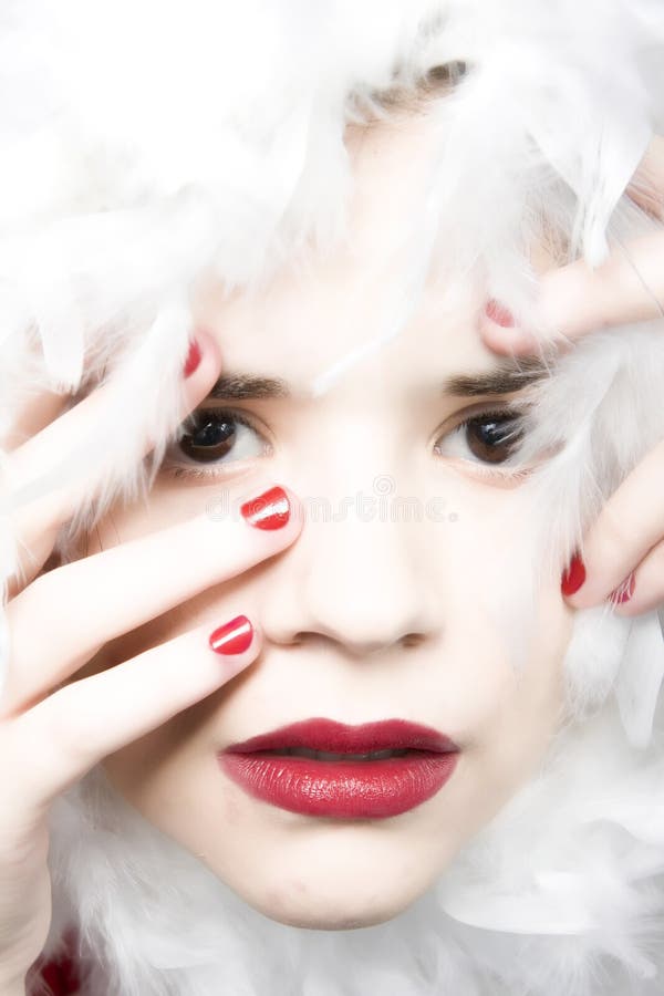 179 Beauty Angel Red Light Face Stock Photos - Free & Royalty-Free ...