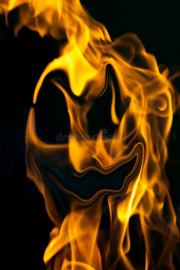 Face in fire stock photo. Image of nightlife, smile, blowzy - 480884