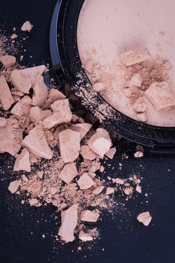 Face foundation powder stock image. Image of black, application - 49313653