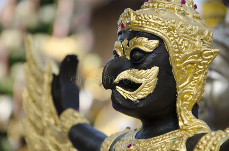 Face of Garuda sculpture stock photo. Image of oriental - 20446480