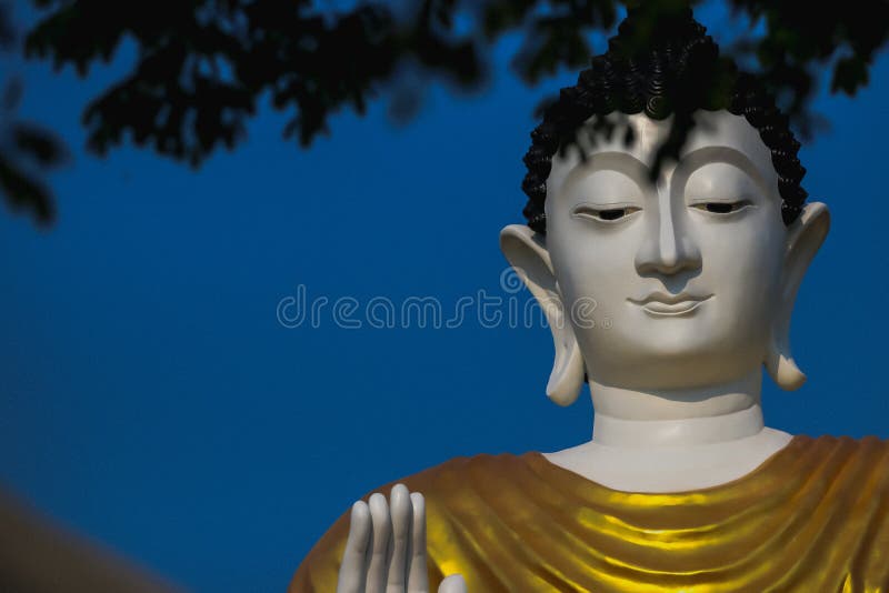 Face, Gautama Buddha, Sky, Head Stock Image - Image of religion, face ...