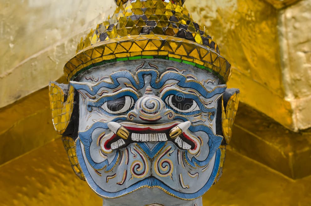 Face of the giant. stock image. Image of giant, thailand - 24511775