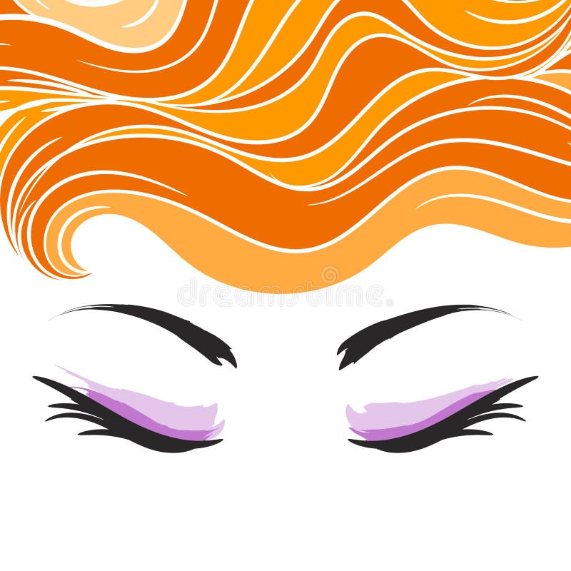 Face Glamorous Girl Cartoon Stock Vector - Illustration of beauty ...