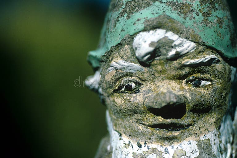 Face of Gnome. stock image. Image of gnome, broken, humor - 886293