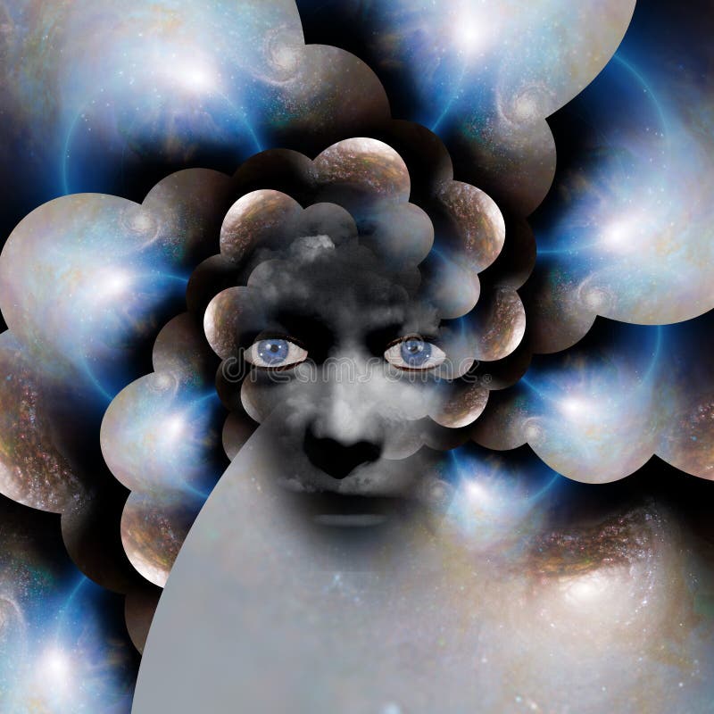 The face of God stock illustration. Illustration of holy - 77004880