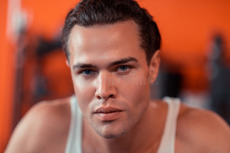 Face of a Good Looking Handsome Man Stock Photo - Image of sportsman ...