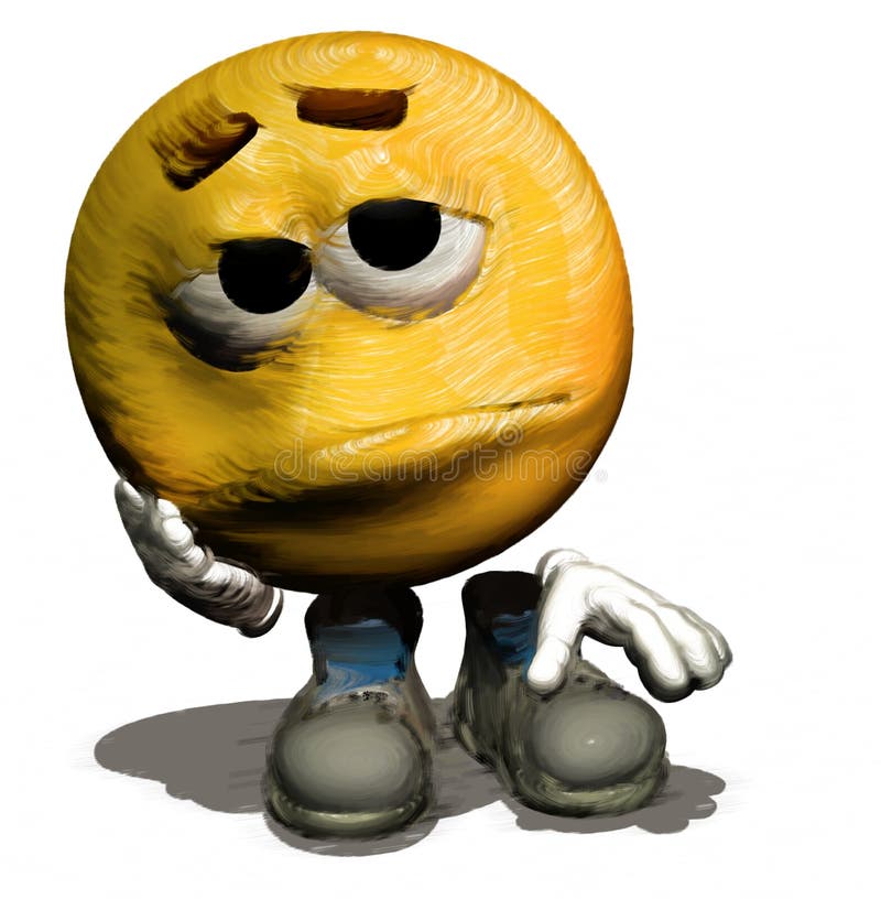 FACE - Gotten Sleepy Smile 11/20 Stock Illustration - Illustration of ...