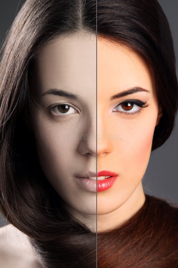 Face stock image. Image of lifestyle, eyelash, hairstyle - 6784331