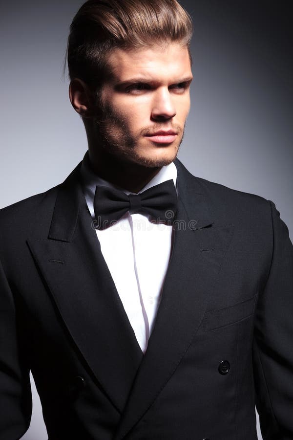 Handsome man in tuxedo stock image. Image of lifestyle - 7215127