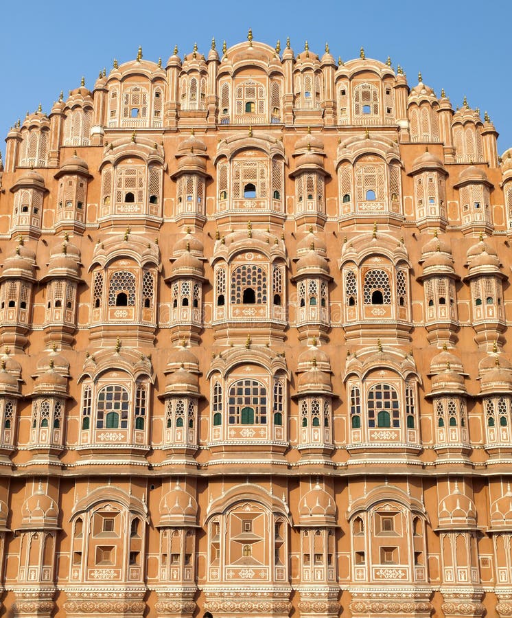 Face of Hawa Mahal stock image. Image of architecture - 26288635