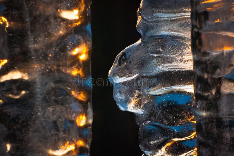 Face in the Icicles stock photo. Image of frozen, profile - 22656336