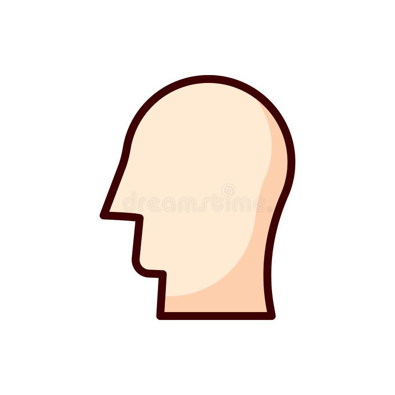 Face Icon, Head Icon Vector Illustration Stock Vector - Illustration of ...