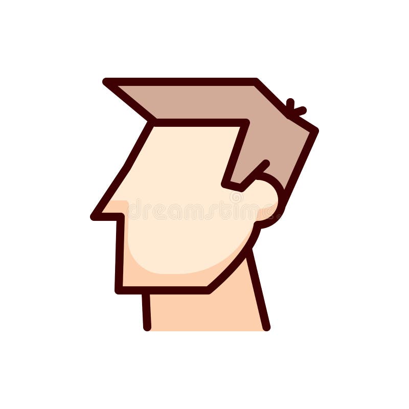 Face Icon, Head Icon Vector Illustration Stock Vector - Illustration of ...