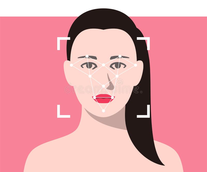 Face ID, Facial Recognition System Concept Icons, Take a Picture Stock ... Face ID, Facial Recognition System Concept Icons, Take a Picture Stock ...