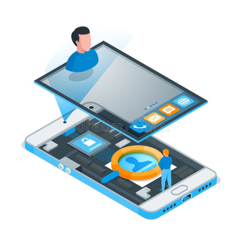 Mobile Scans Stock Illustrations – 131 Mobile Scans Stock Illustrations ...