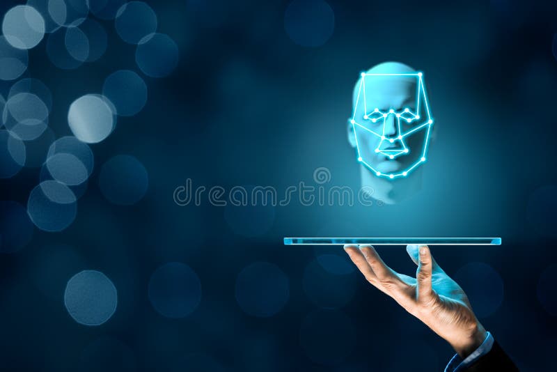 Face Identification Smart Phone Unlock Stock Image - Image of ...