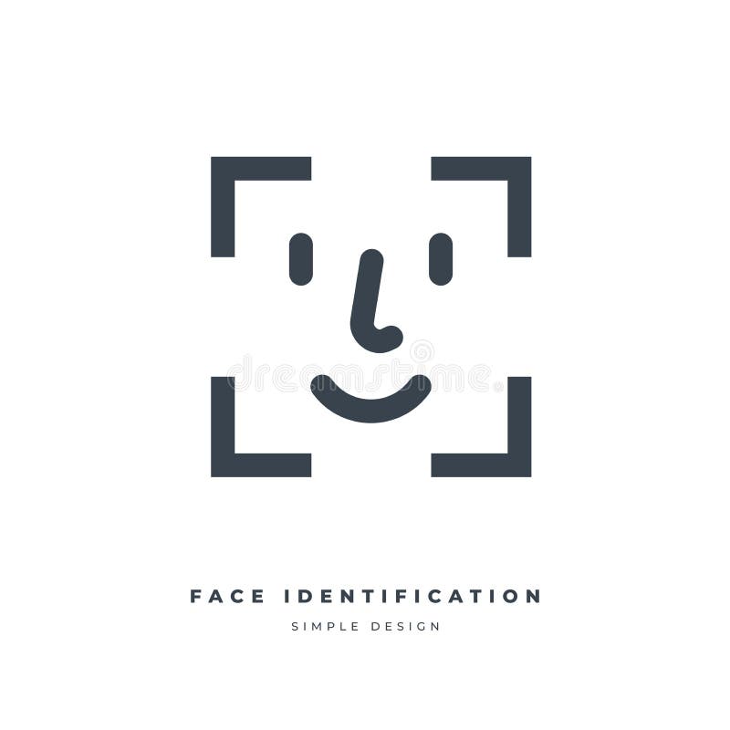 Face Identification Thin Line Icon. Face Id Icon. Facial Recognition ...