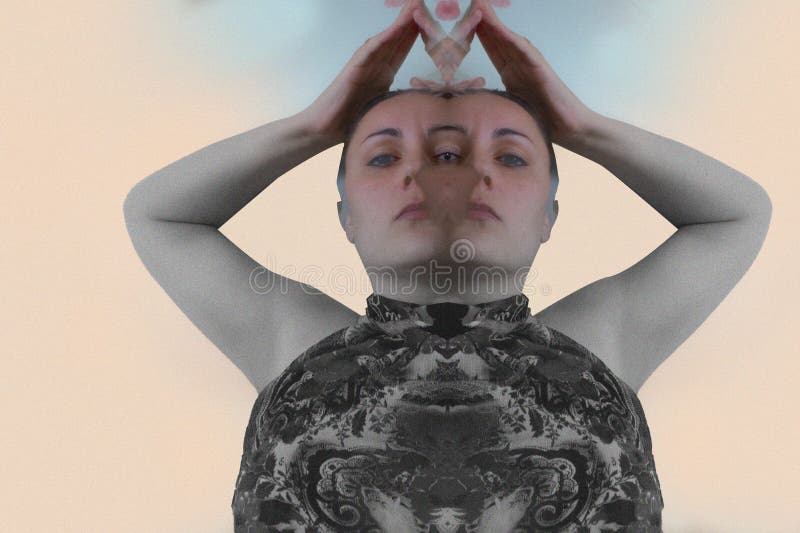 Face Intersection Third Eye Stock Photo - Image of health, intuition ...