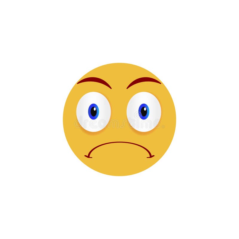 Face Irritada E Ilustra??o Do Vetor Ilustração do Vetor - Ilustração de ...