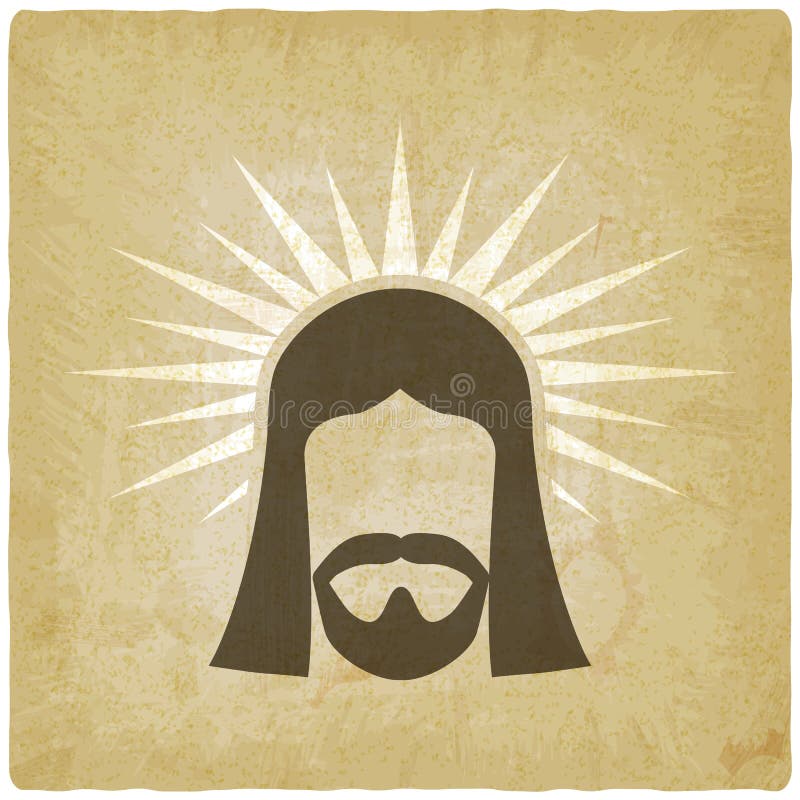 Face of Jesus Christ Crucified on the Cross. Stock Vector ...