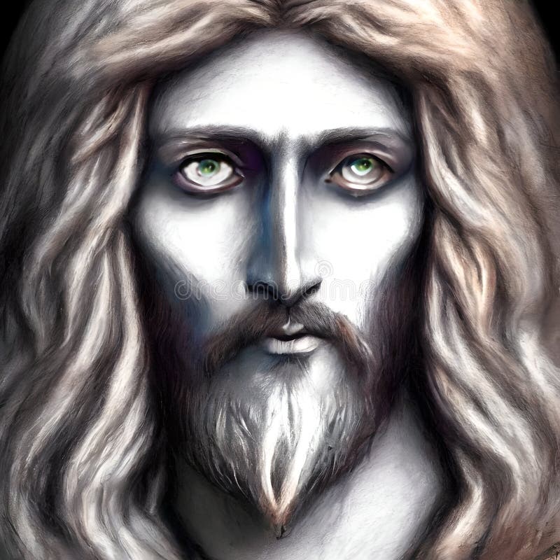Portrait of Jesus Christ after Resurrection, Powerful Image for Easter ...