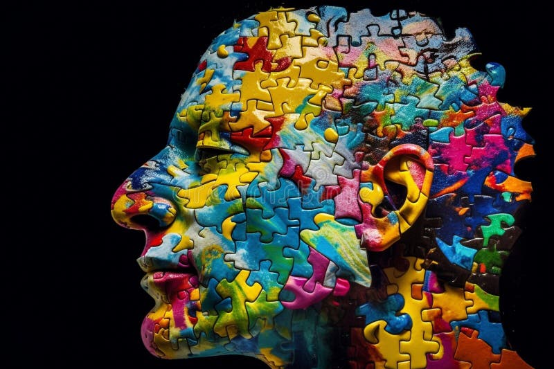 Ace Made of Colorful Puzzle Pieces, Representing Fresh Ideas and the ...