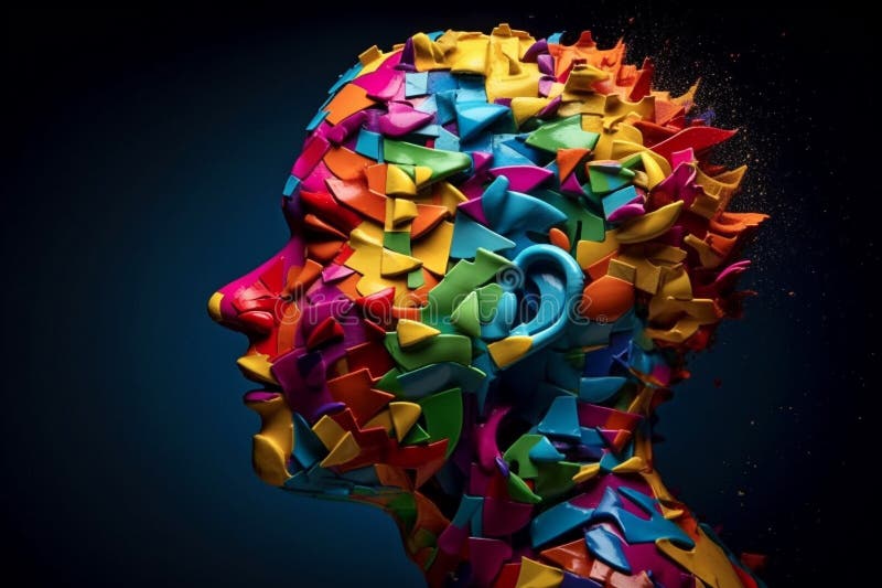 Ace Made of Colorful Puzzle Pieces, Representing Fresh Ideas and the ...