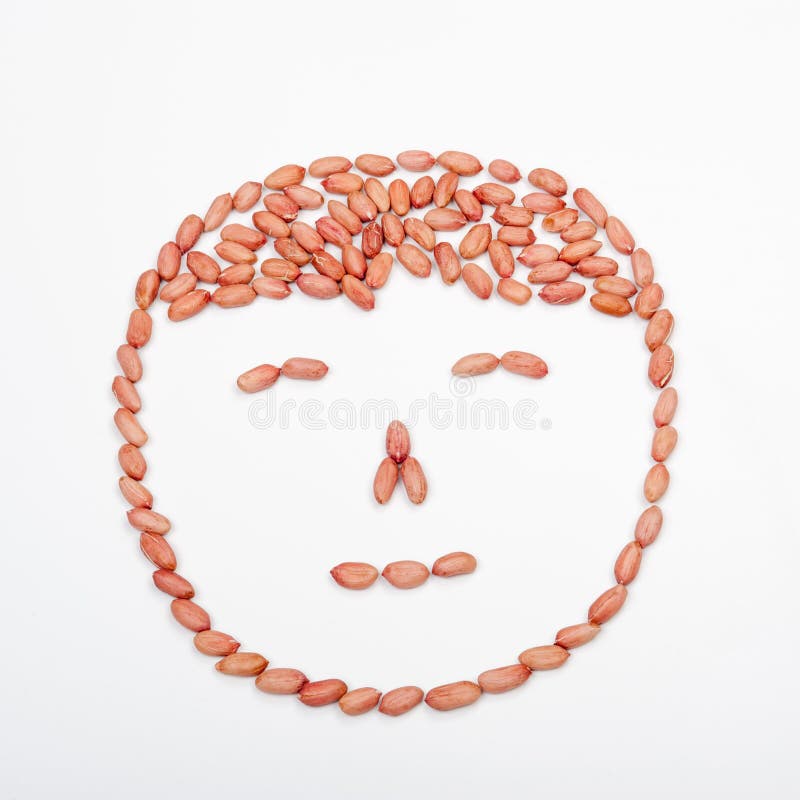 Face of Peanuts stock photo. Image of shell, brown, nutshell - 23773298
