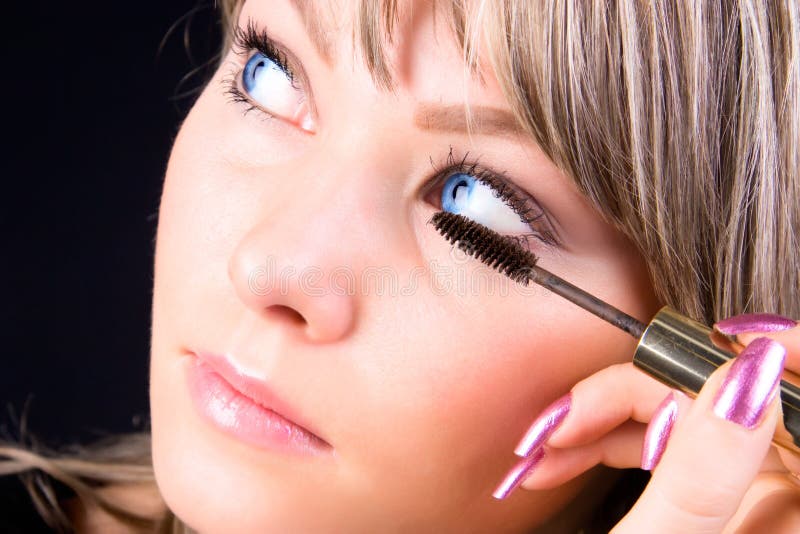 Face Make up stock image. Image of beautiful, fashion - 43743149