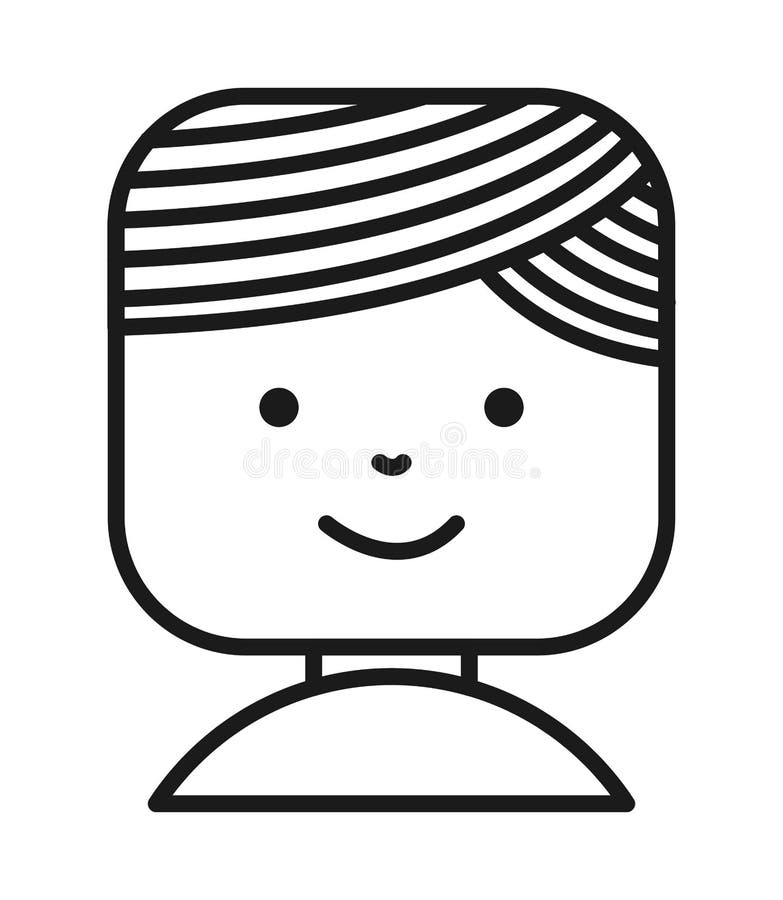 Face man icon design stock illustration. Illustration of happy - 73737853