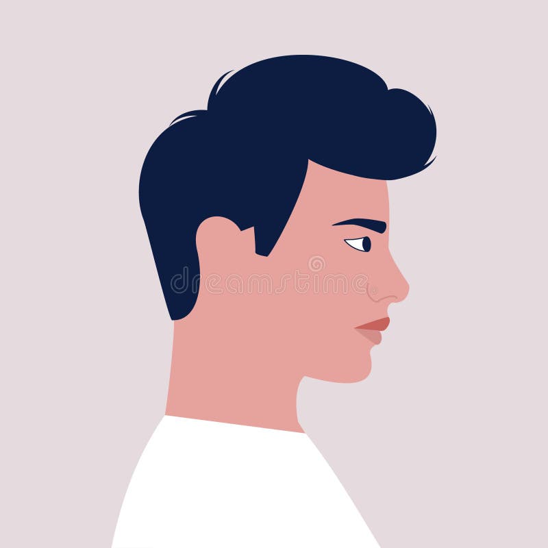 Face stock vector. Illustration of male, people, casual - 198952627