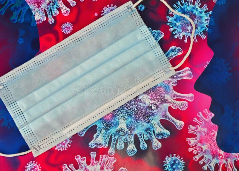 Face mask in corona times stock photo. Image of shape - 184760702