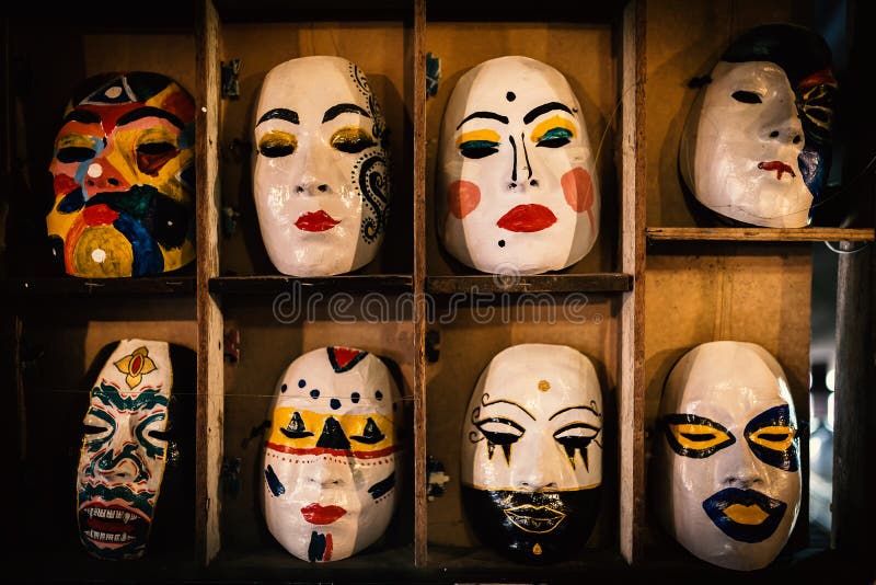 Dramatic face mask stock image. Image of sale, drama - 237988167