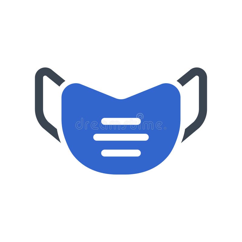 Face mask icon stock vector. Illustration of safety - 188064134