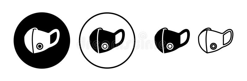 Face Mask Icon . Medical Face Mask Icon Stock Vector - Illustration of ...