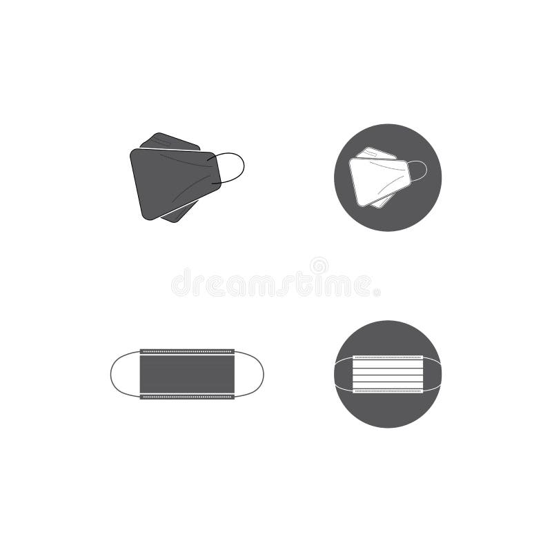 Face mask icon vector stock illustration. Illustration of logo - 180066813