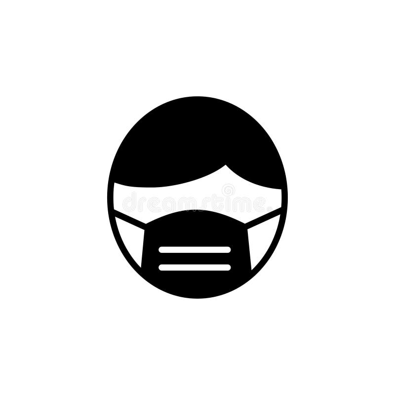 Face Mask Icon . Medical Face Mask Icon Stock Vector - Illustration of ...