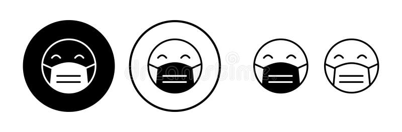 Face Mask Icon . Medical Face Mask Icon Stock Vector - Illustration of ...